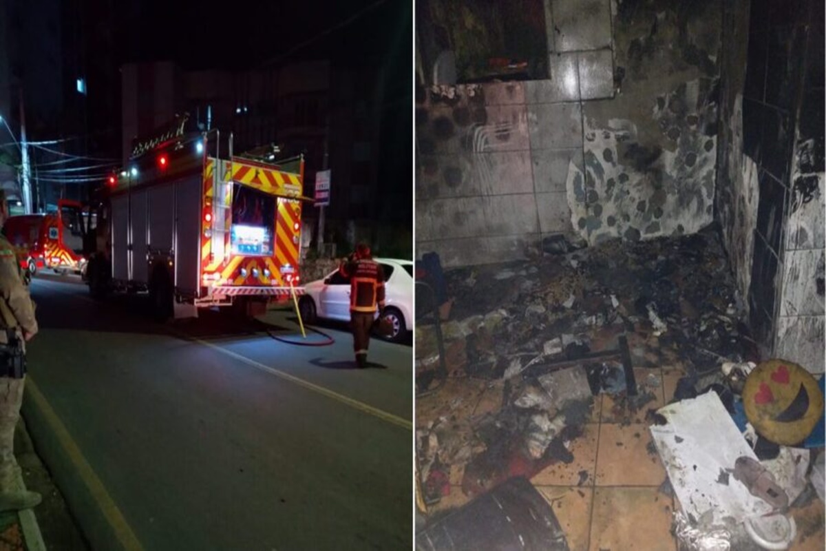 SC: homem tem 90% do corpo queimado em incêndio